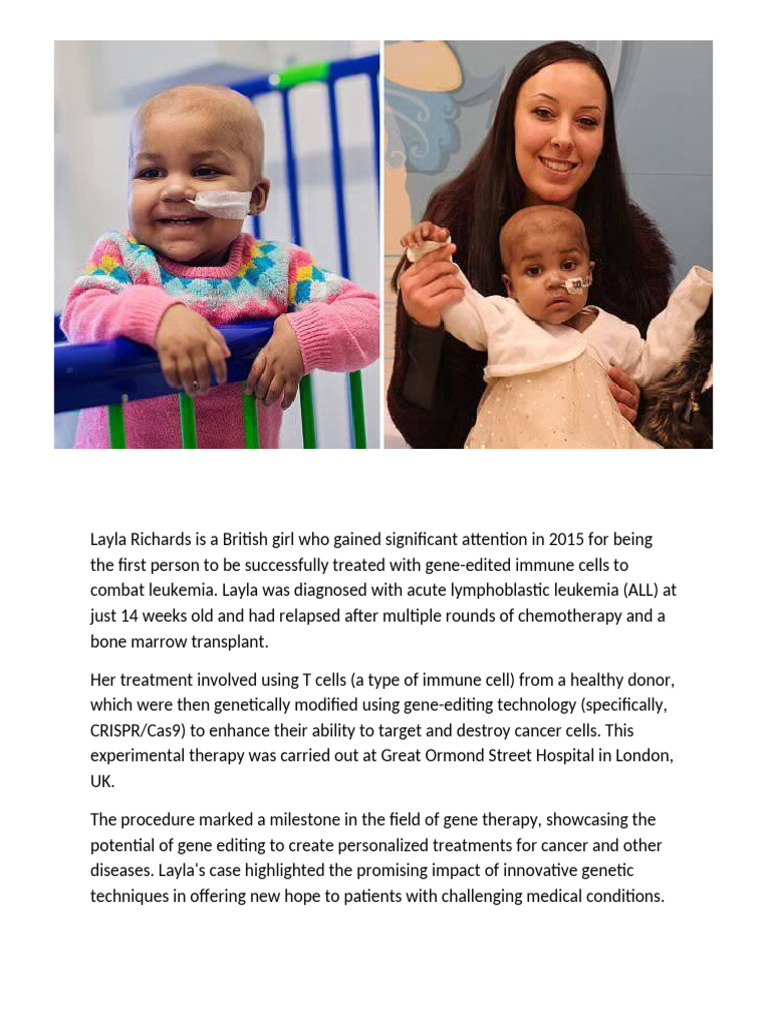 Layla Richards is a British girl who gained significant attention in ...