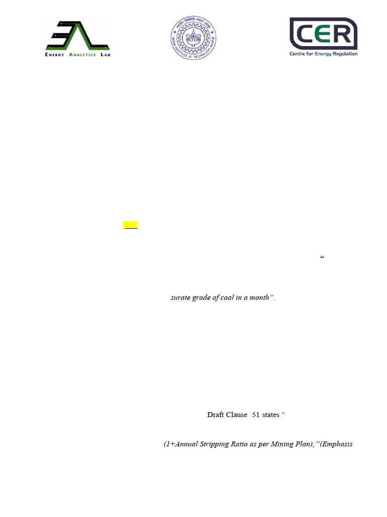 blog_CER_IITK_Comments on_CERC_Terms_and_Conditions_for_Tariff_first_Amendment | PDF | Coal ...