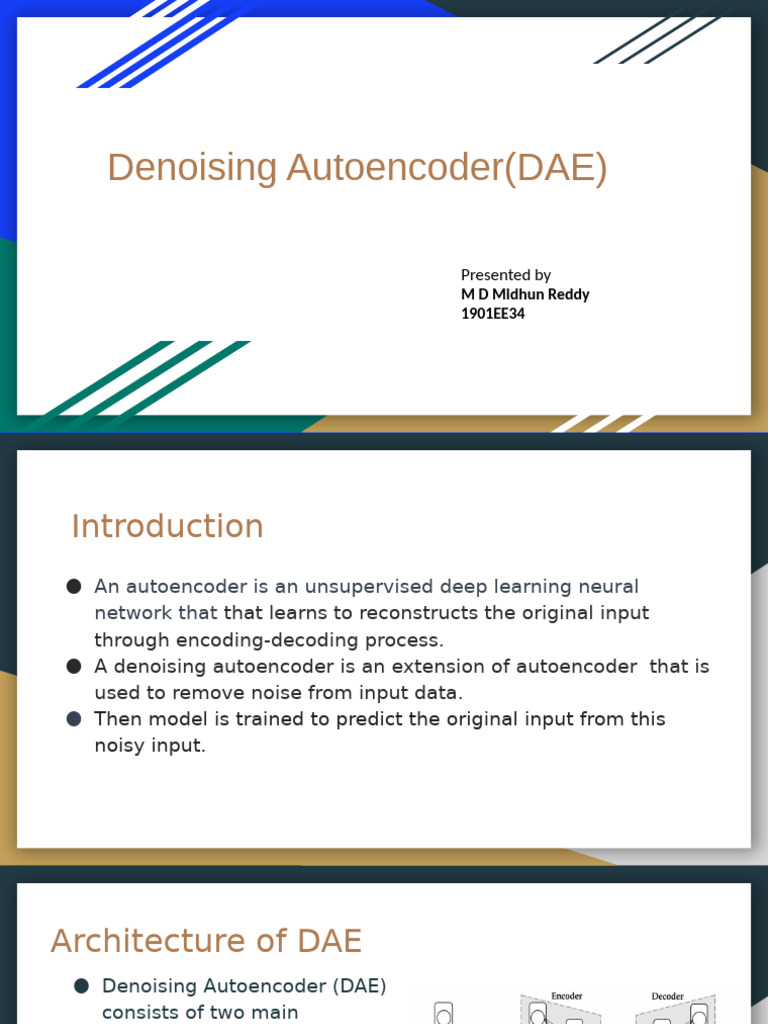Denoising Autoencoders | PDF | Artificial Intelligence | Intelligence ...