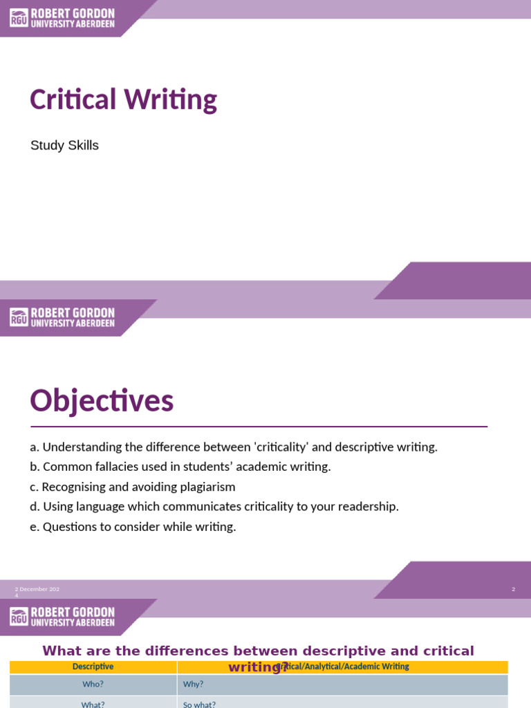 Session 3 - Critical Writing | PDF | Strength Training