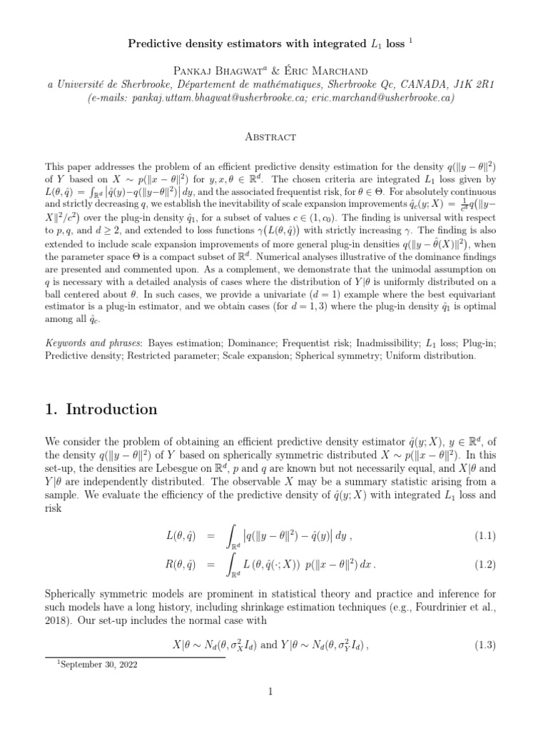 rr182 | PDF | Bayesian Inference | Statistical Theory