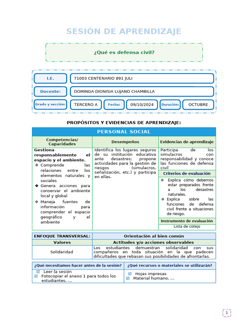 Sesiones de Aprendizaje - Semana 2 - UD VIII - Editora Quipus Perú | PDF | Evaluación | Aprendizaje