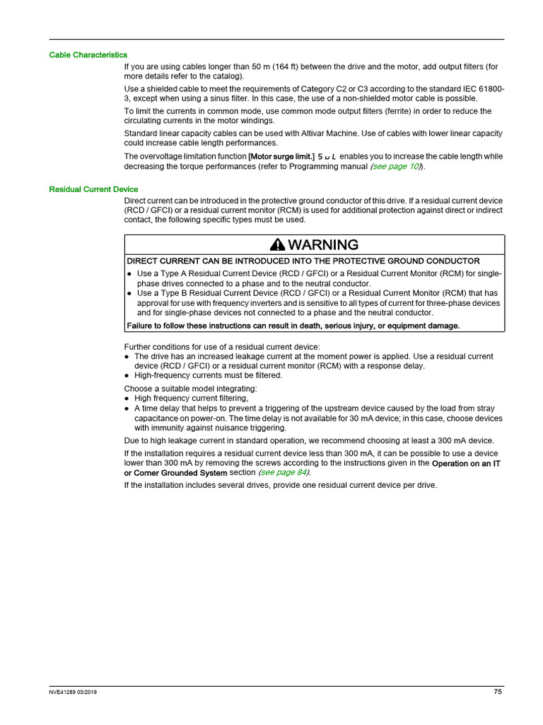 ATV320 Installation and Wiring Guidelines | PDF | Electronic ...