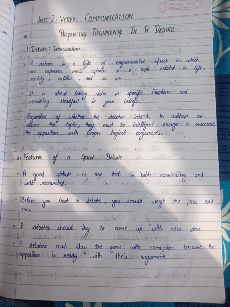 Verbal Communication Unit 2,3,4 | PDF