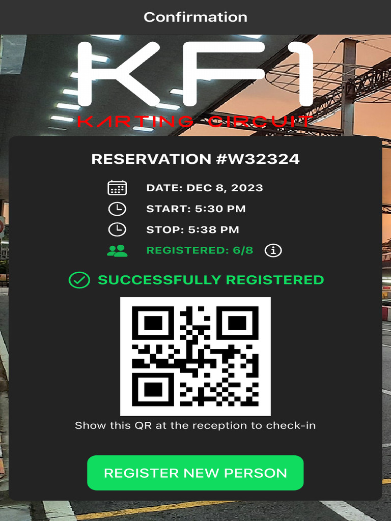 KF1 at Kranji - Online Booking | PDF