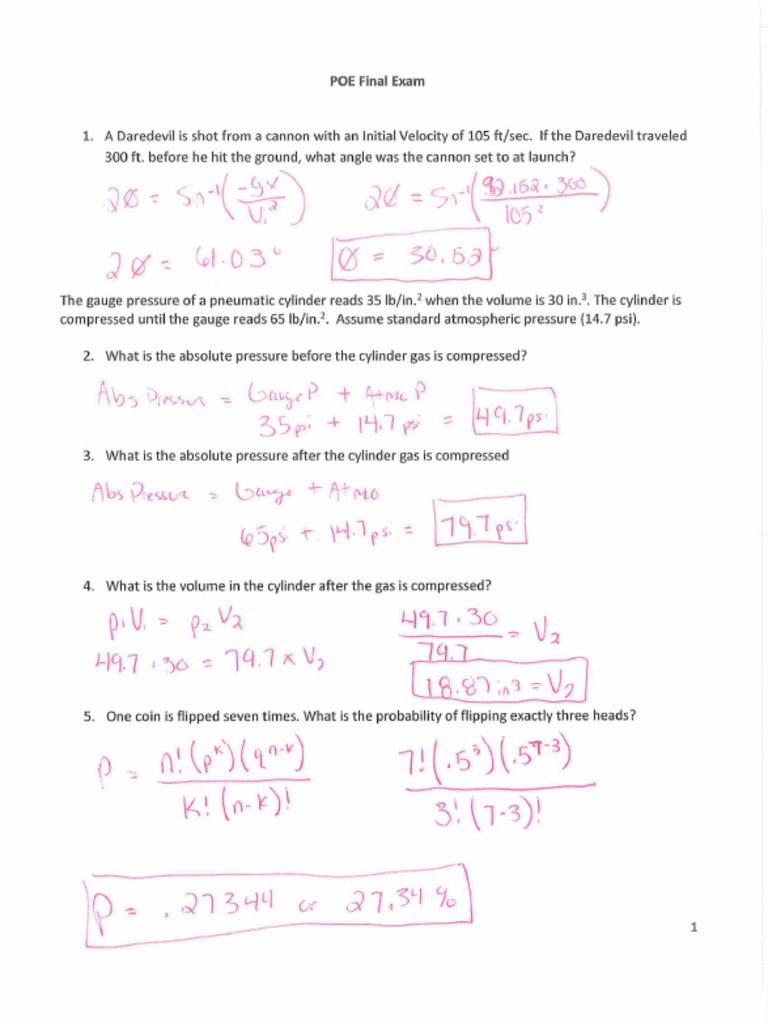 POE Final SP24-review guideKEY | PDF