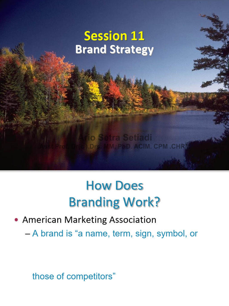 Sesi 11 Brand Equity (2) | PDF | Brand | Marketing