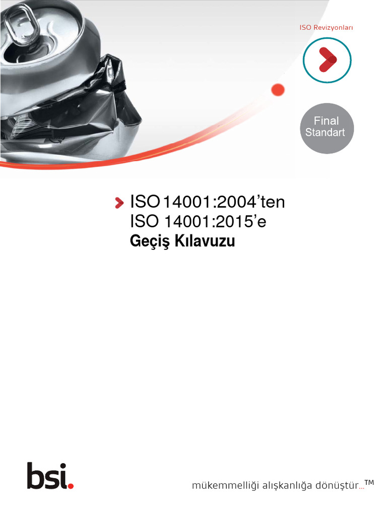 ISO 14001 Transition Guide - Sept 2015 - TR | PDF