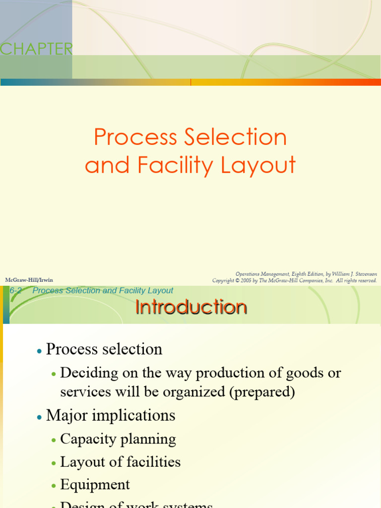 OSCM_Ch3(b) -(Revised_2023) Process Selection and Facility Layout (1) | PDF | Drill