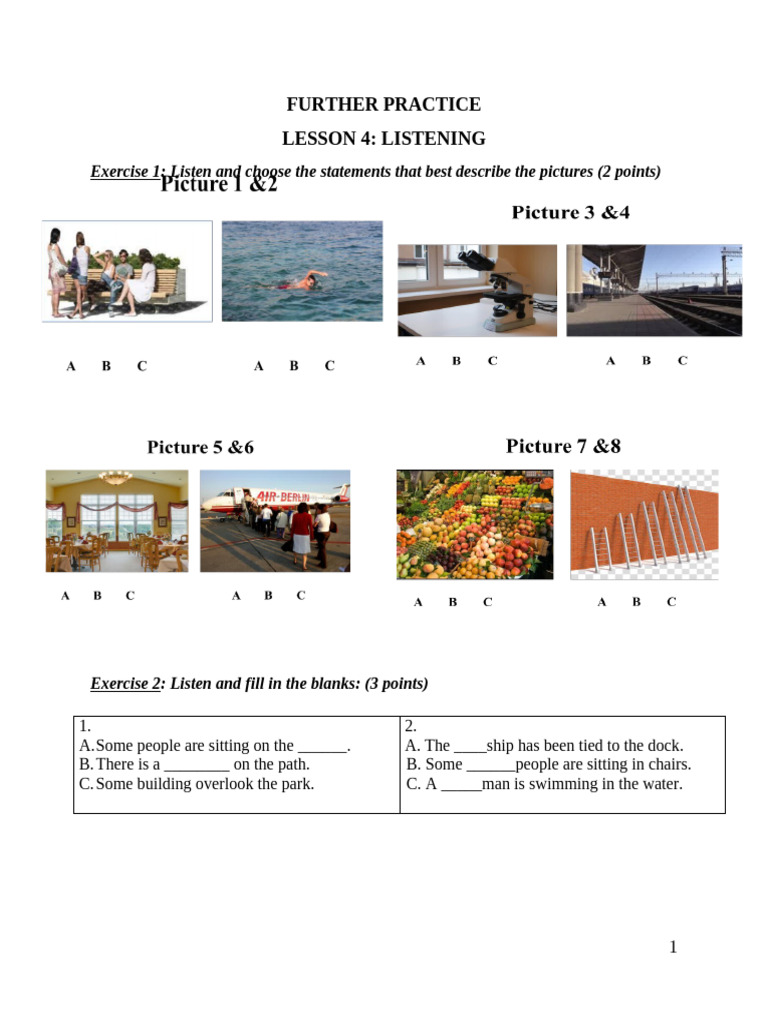 LESSON 4_FURTHER LISTENING-1 | PDF