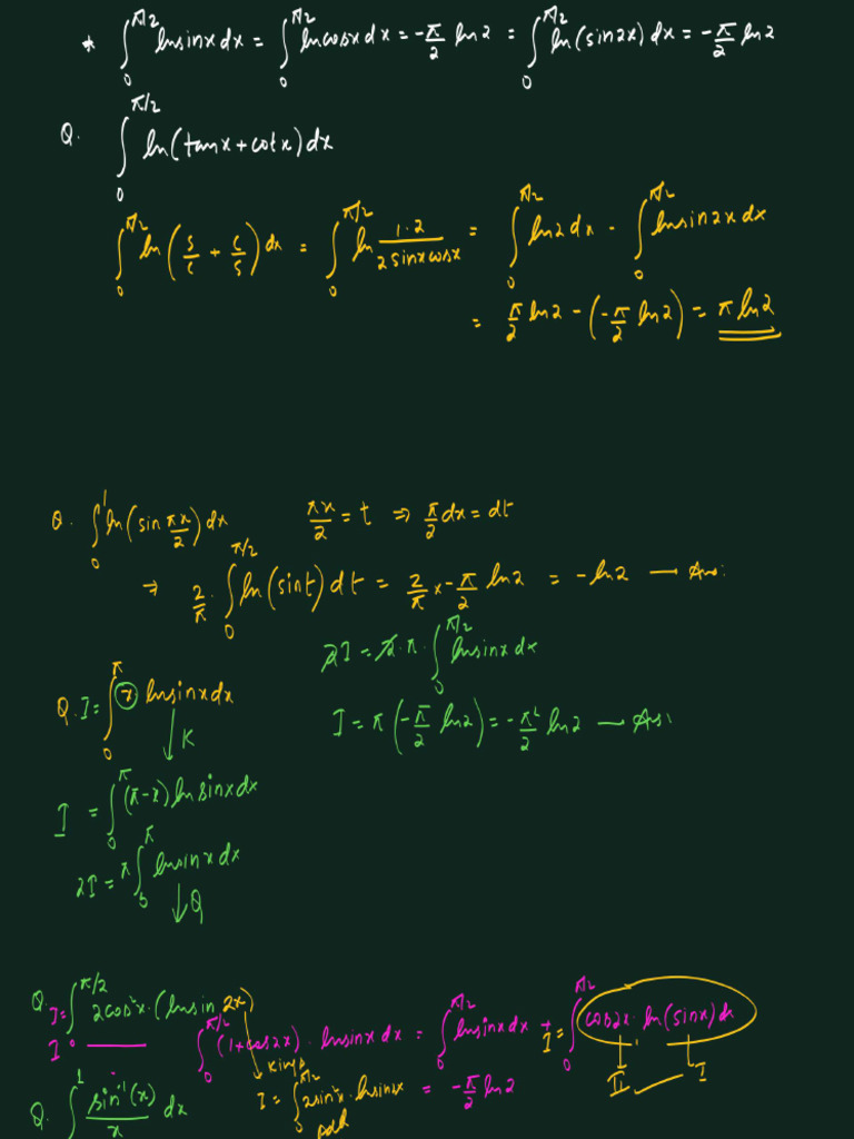 Definite Integration - L-07 (Class Notes) - Advance Problems On King ...