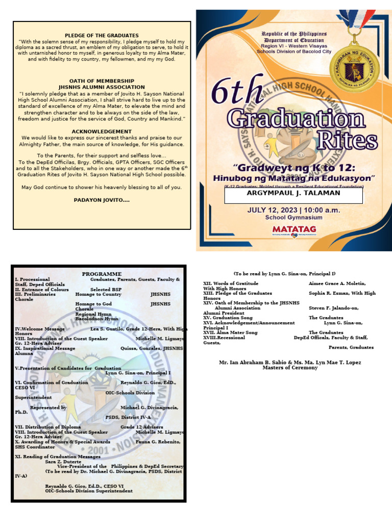 GRAD PROGRAM FINAL | PDF