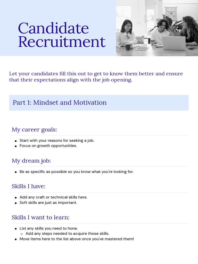 Candidate Recruitment | PDF