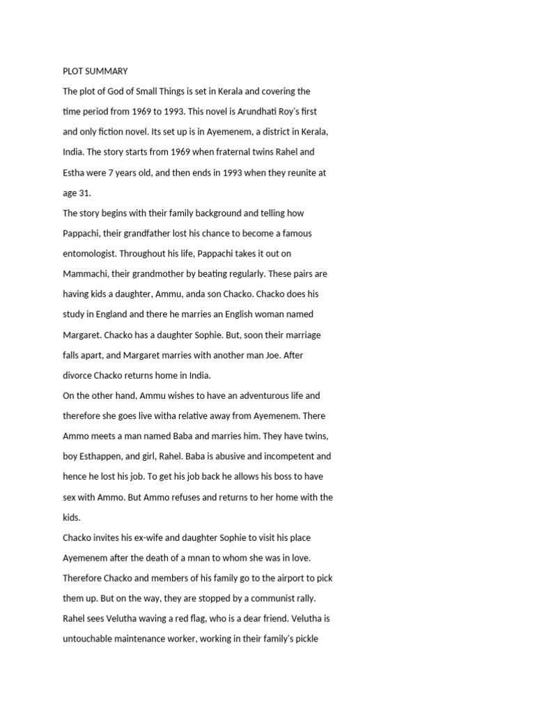 Plot Summary | PDF