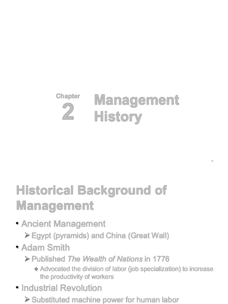 Management History | PDF | System | Business