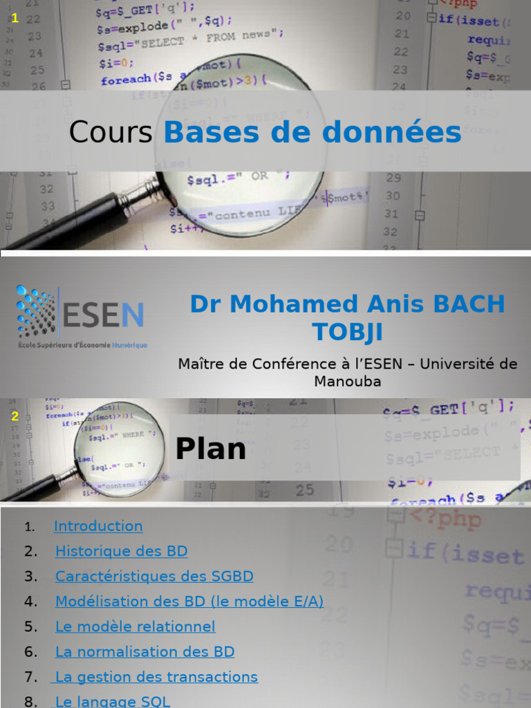 Cours BD | PDF | Bases de données | Base de données relationnelle
