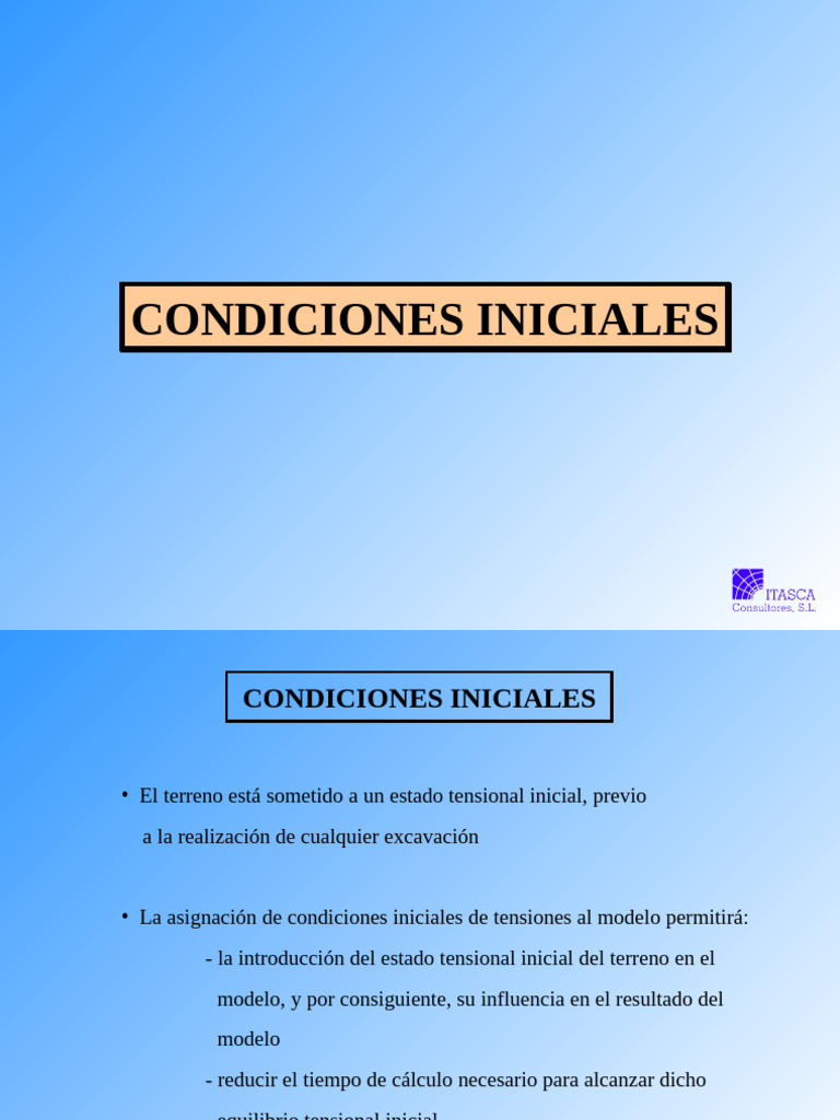 03 - Condiciones Iniciales | PDF