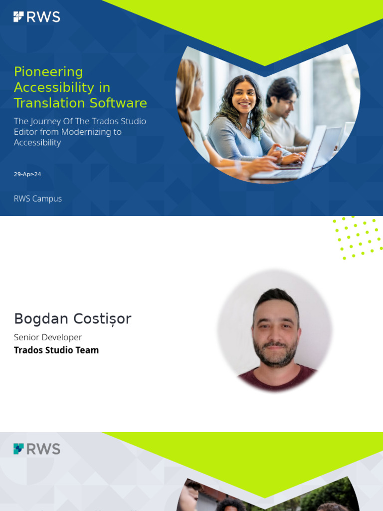 Pioneering Accessibility in Translation Software | PDF | Software ...