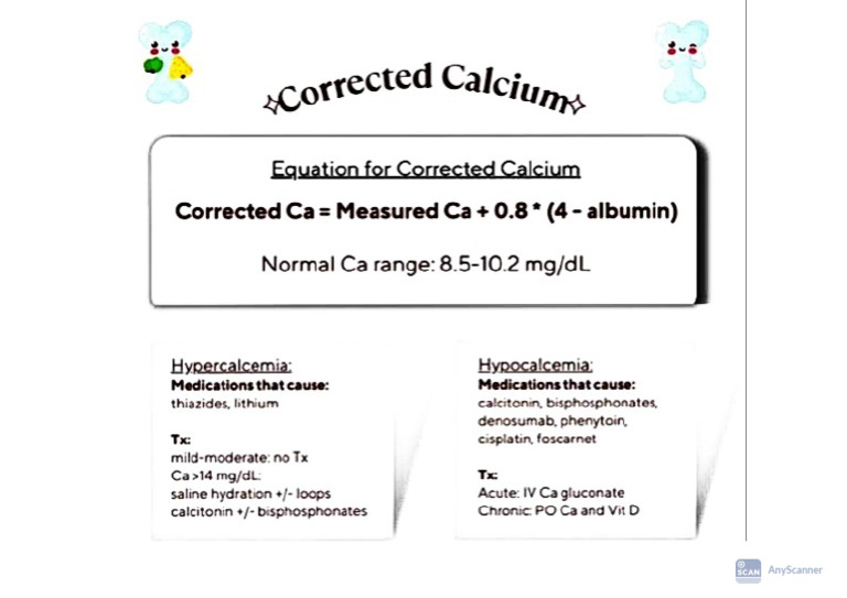 Calcium Serum Measurement | PDF