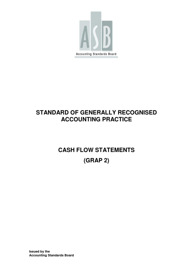 GRAP 2 Cash Flow Statements (Feb 2010) Without Mark-Up - Revised | PDF ...