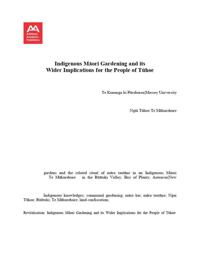 6-Tassell-Matamua Et Al | PDF | Māori People | Māori