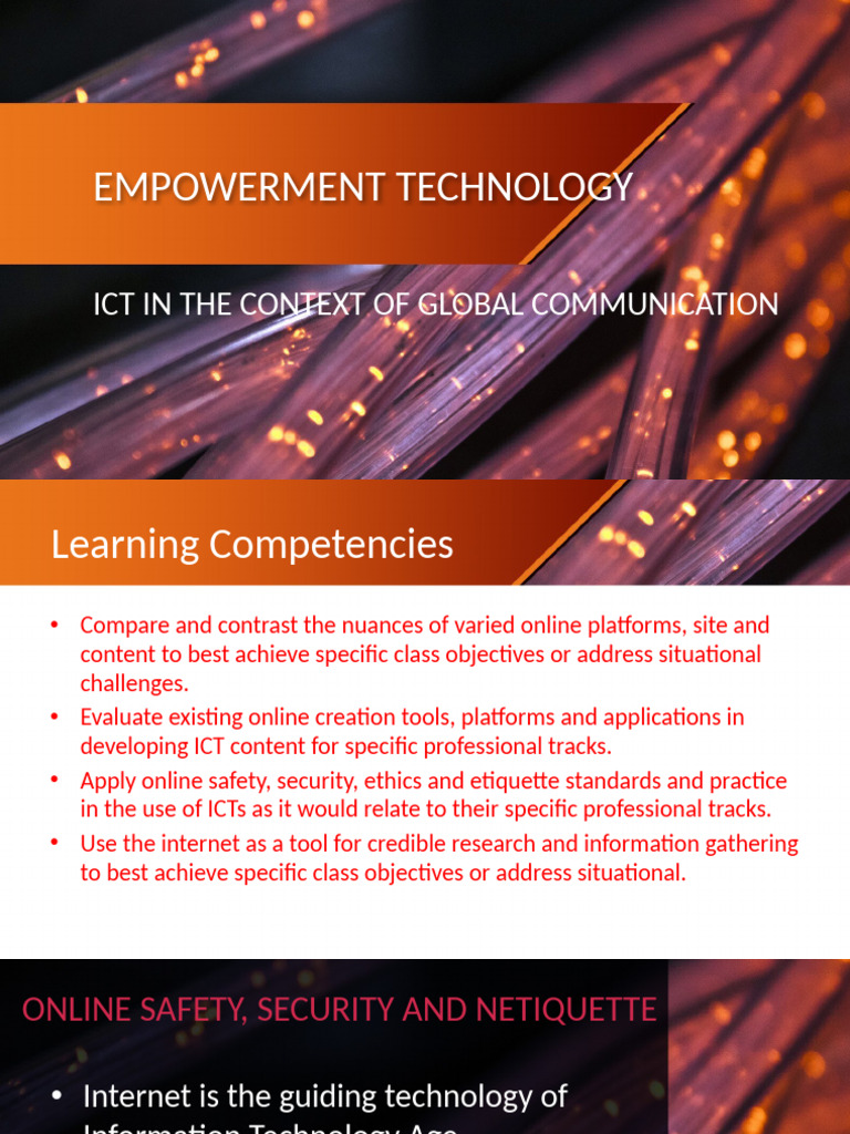 Empowerment Technology Lesson 2 | PDF | Malware | World Wide Web