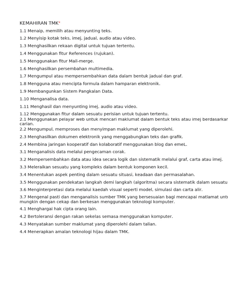 TMK PELAPORAN 2024 | PDF