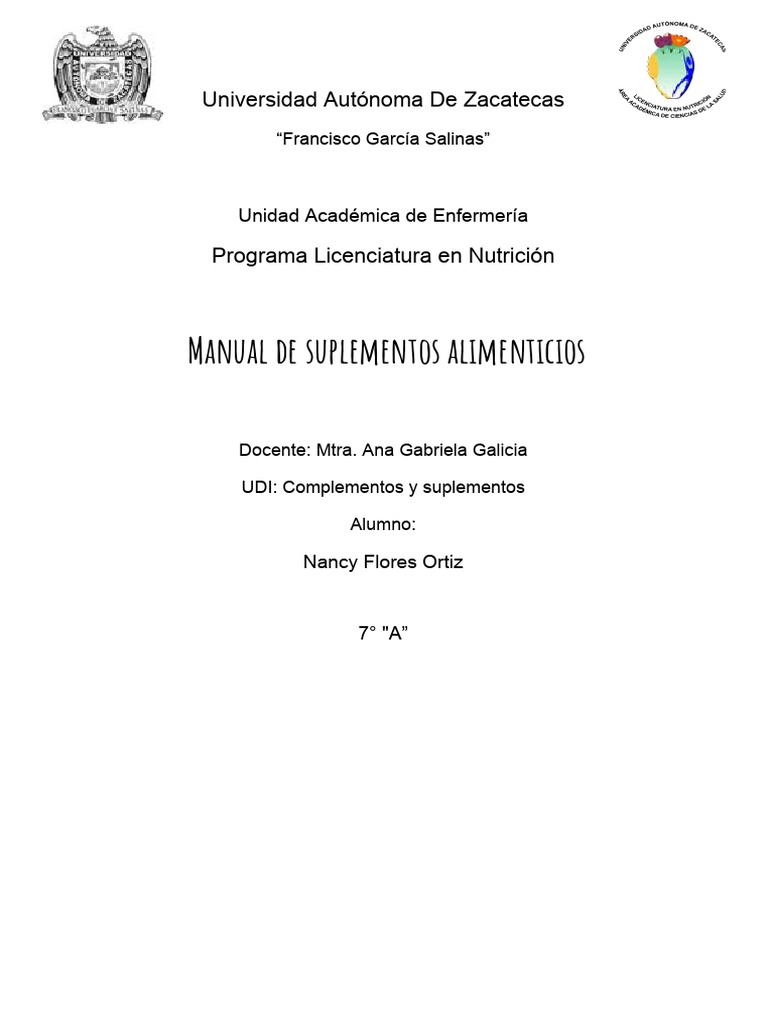 Manual de Complemento y Suplemento-Comprimido | PDF | Petróleo | Ácido Graso Omega 3