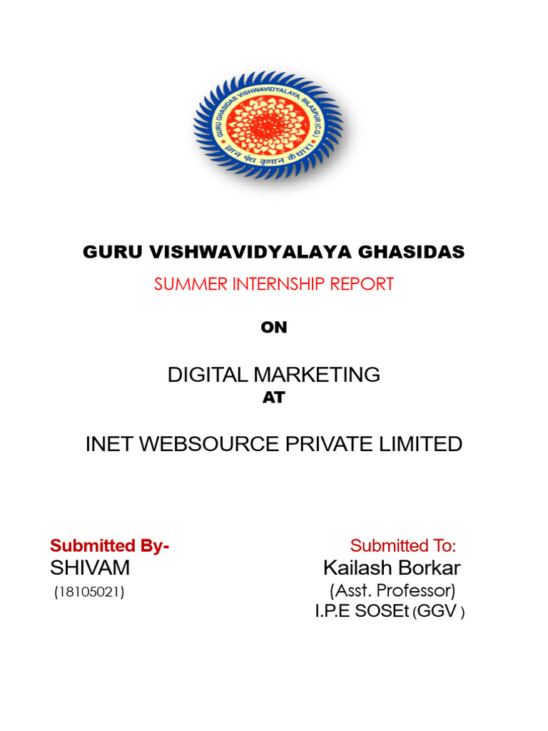 Shivam | PDF | Search Engine Optimization | Social Media Marketing