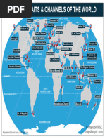 Major Straits of the World Map | PDF | Earth Sciences | Geography
