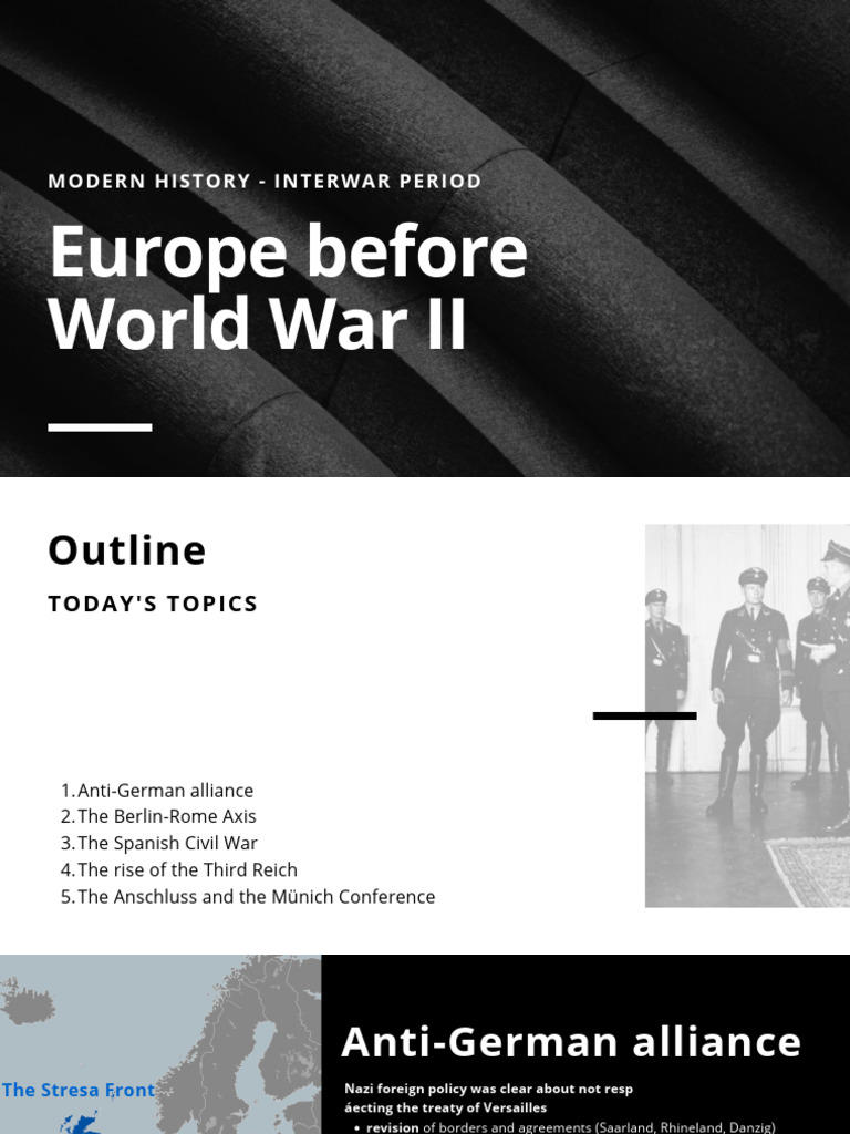 Europe before WWII-2 | PDF | Nazi Germany | Adolf Hitler