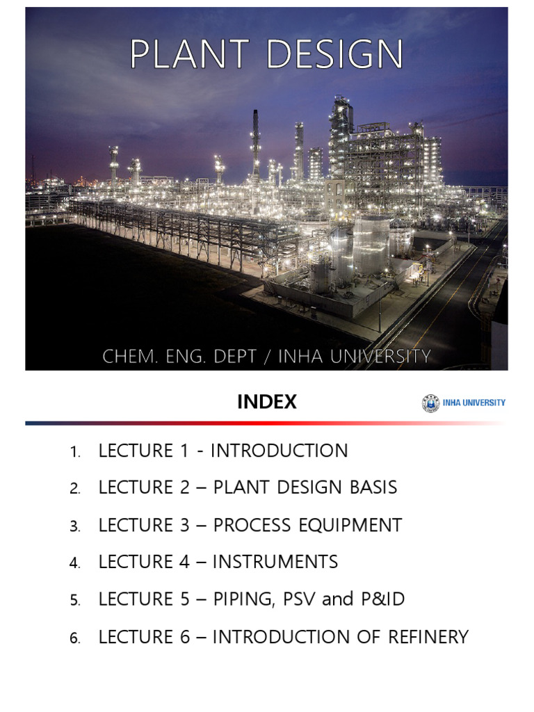 Plant Design Lecture 9 - 2024 | PDF