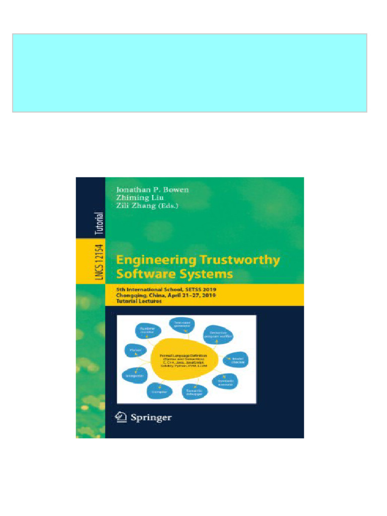 Download Complete Engineering Trustworthy Software Systems: 5th ... Download Complete Engineering Trustworthy Software Systems: 5th ...