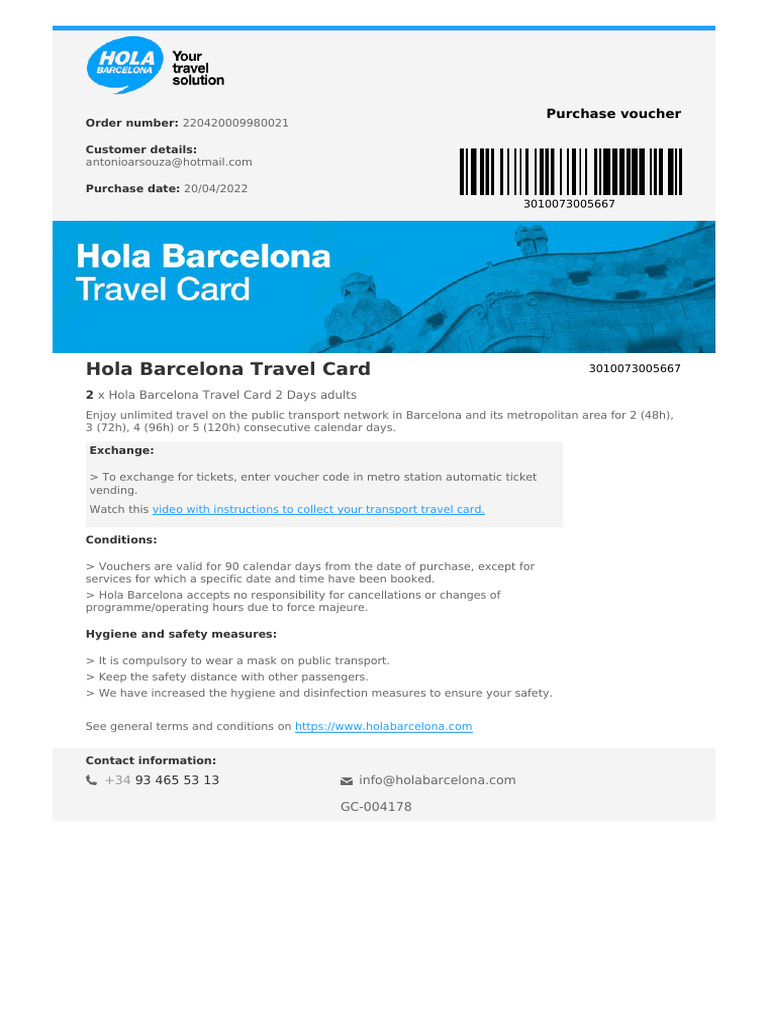 Hola Barcelona | PDF