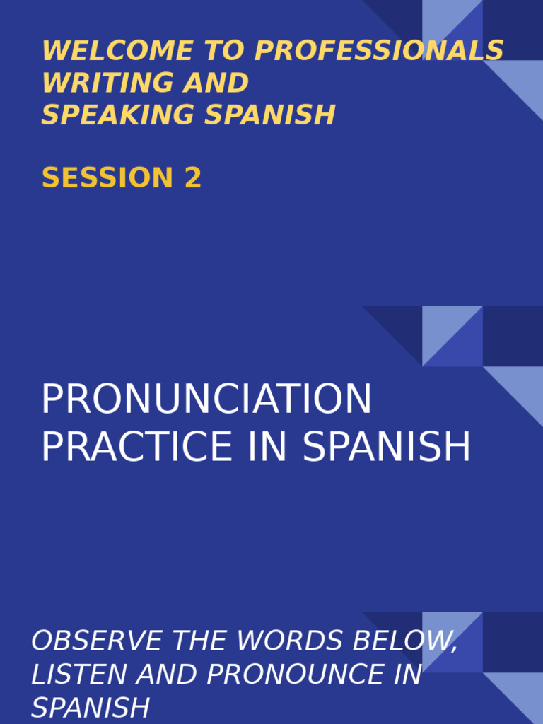 Práctica de Pronunciación en Español | PDF