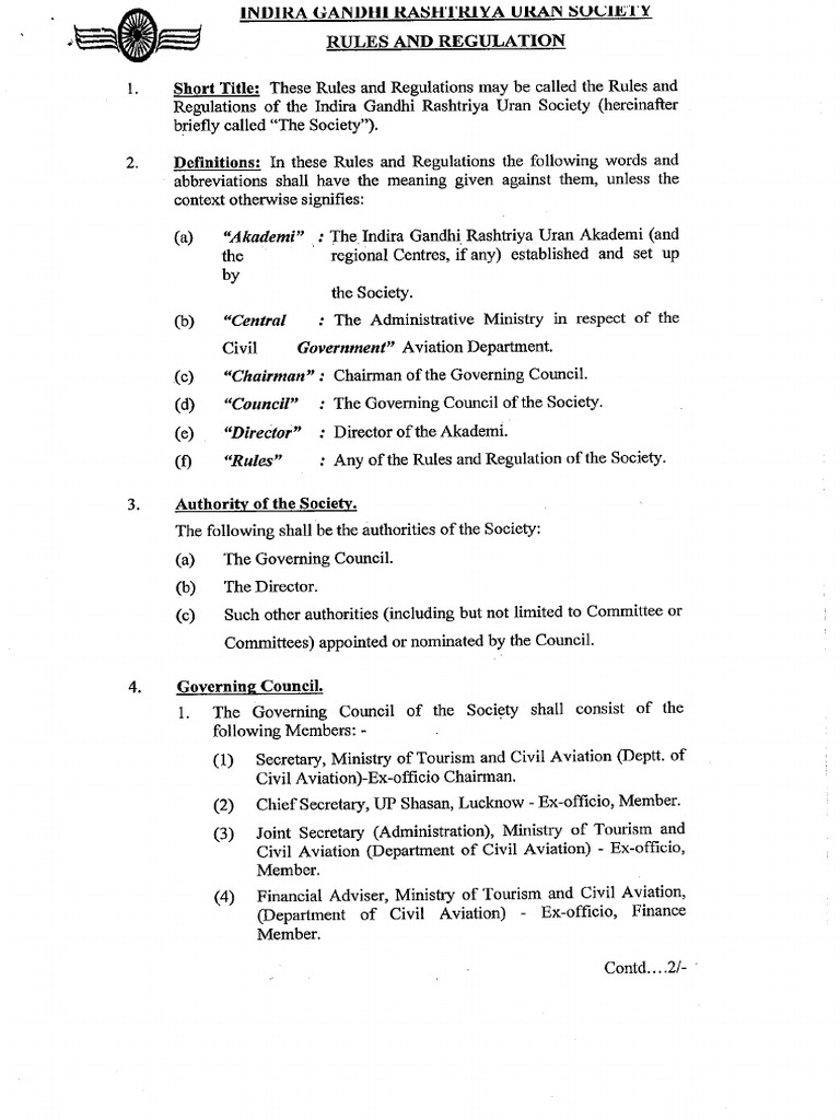 Igrua Society Rules | PDF