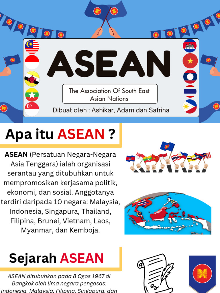 ASEAN - Presentation Sejarah | PDF