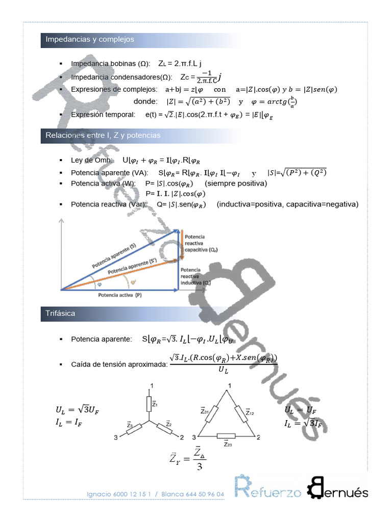 Formulario Electro | PDF