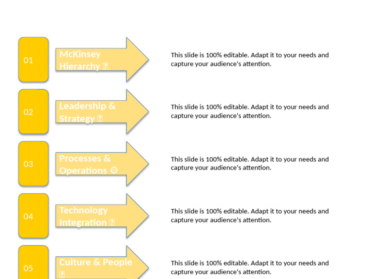 Mckinsey Hierarchy Arrow | PDF