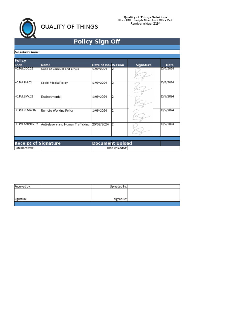 HC Pol Sign-Off Batch1 | PDF