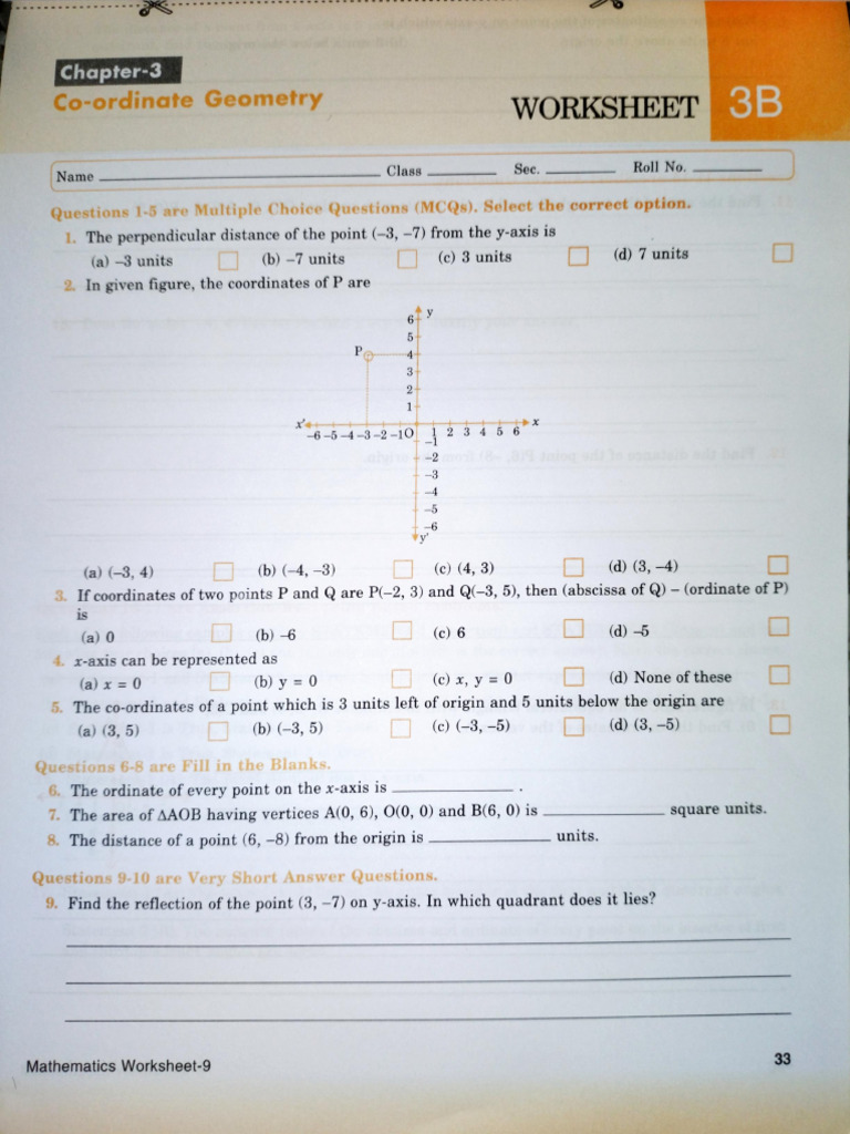 Maths Worksheets 3-6 | PDF