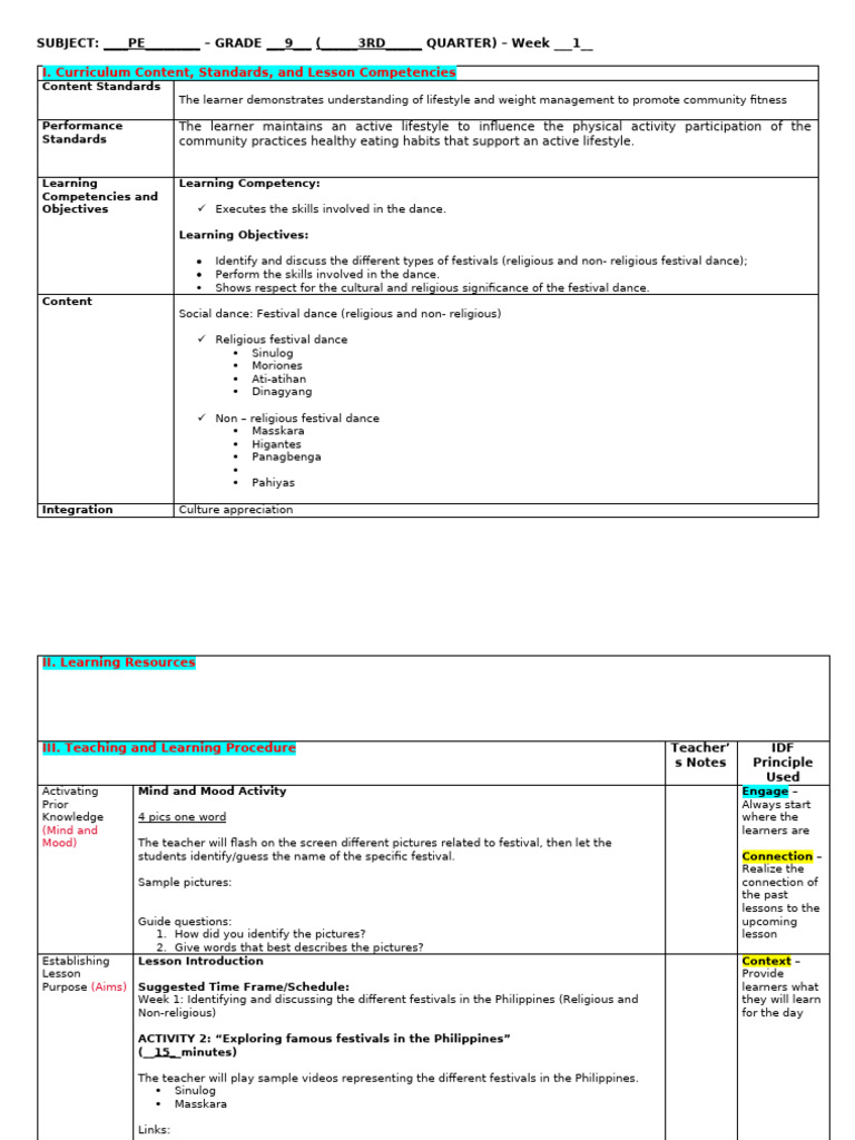 DLP sample-Template | PDF | Learning | Cognition