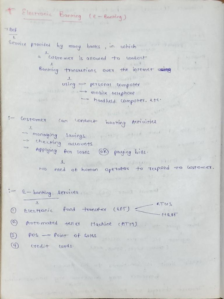 E Banking | PDF