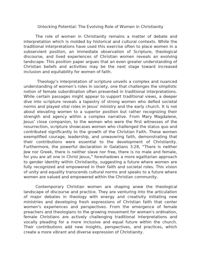 Jolo Position Paper | PDF | Theology | Faith