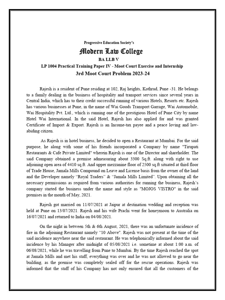 3rd Moot Final | PDF | Bail | Criminal Law