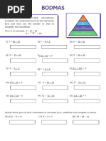 BODMAS | PDF