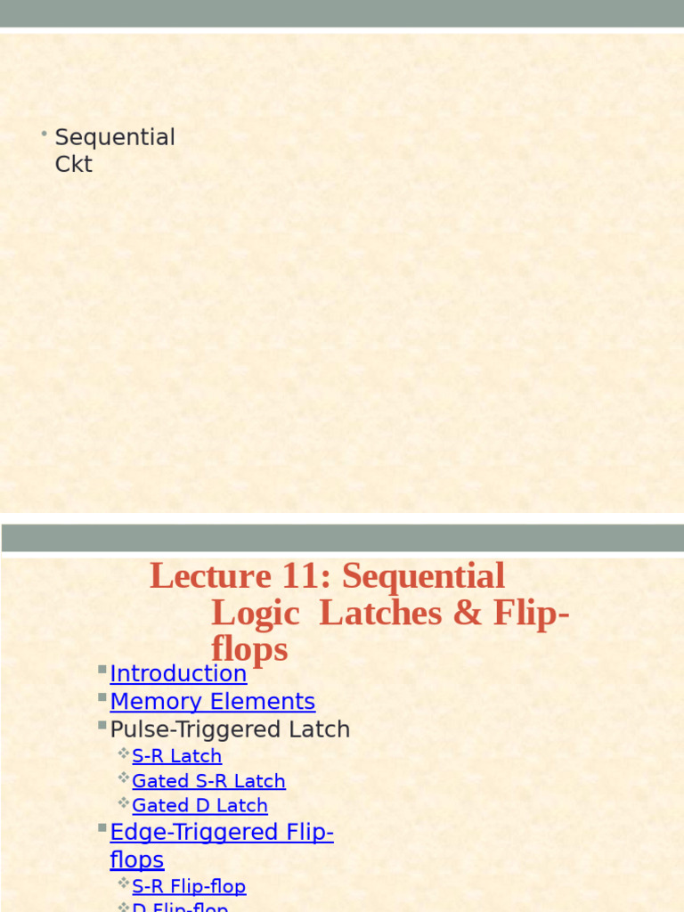 Unit II-Sequential-Ckt | PDF | Electrical Engineering | Electronic Design