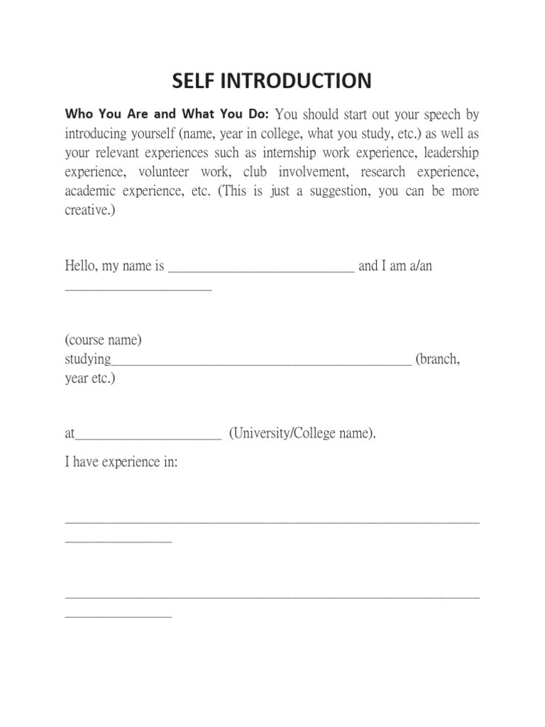 Who Am I - Introduction-1 | PDF | Cognition | Psychology