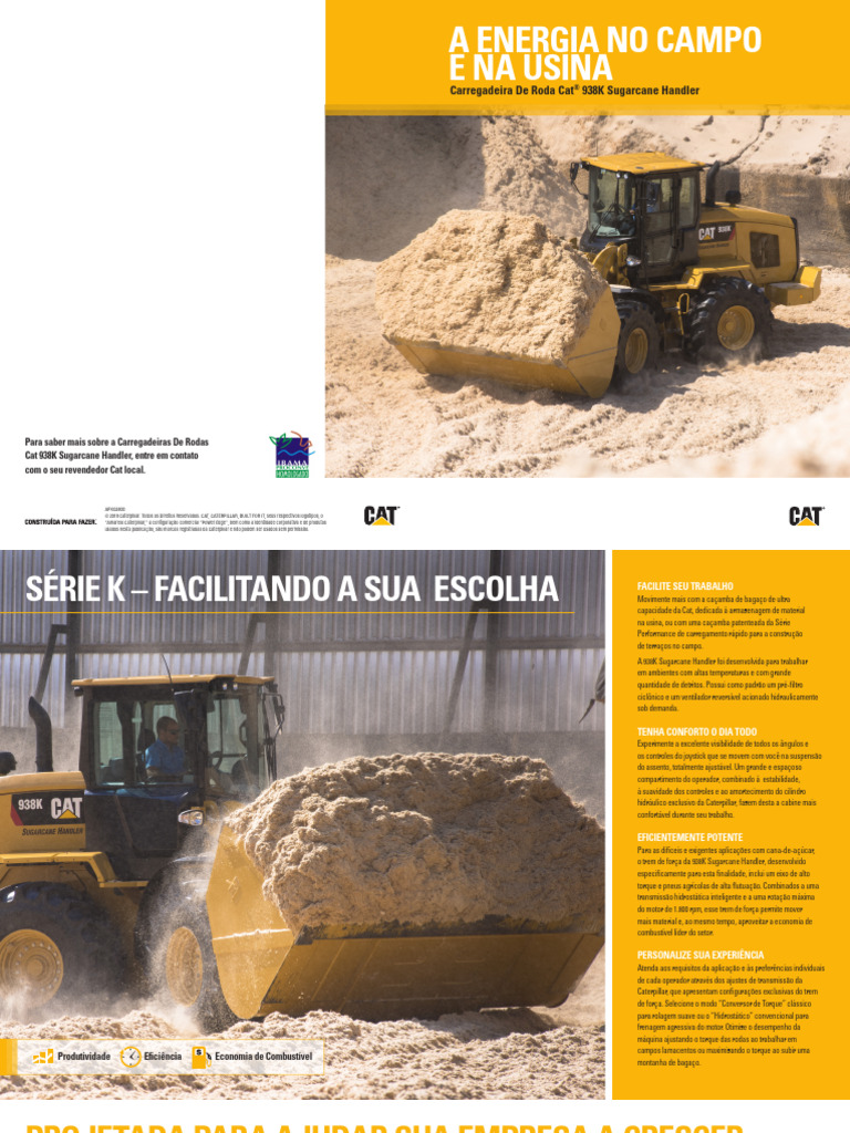 APXQ2400 - Sugar Cane Handler - Brochure - Portuguese - HiRes Spreads | PDF | Motores | Pneu