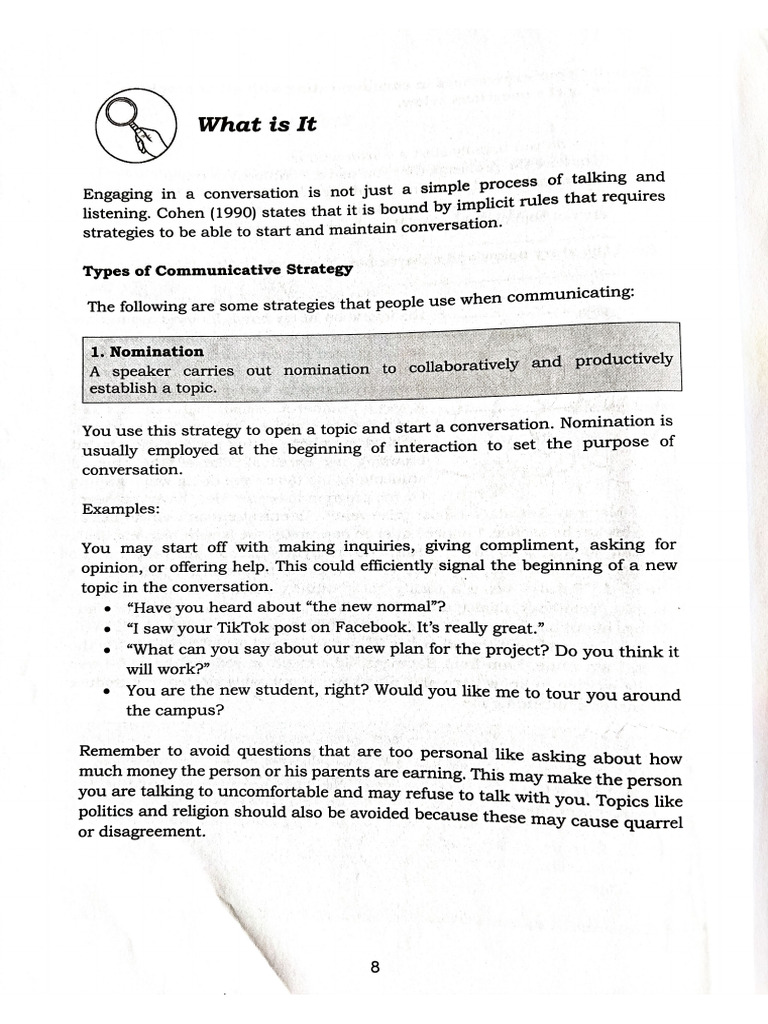 Q2 Oral Comm Lessons | PDF